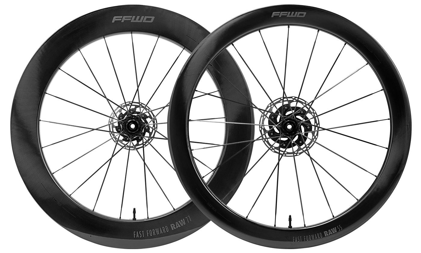 New RAW 77-55 Full Carbon Clincher - FFWD Wheels